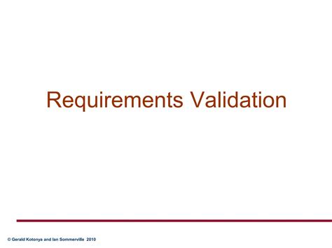 Chap RE Validation PPT