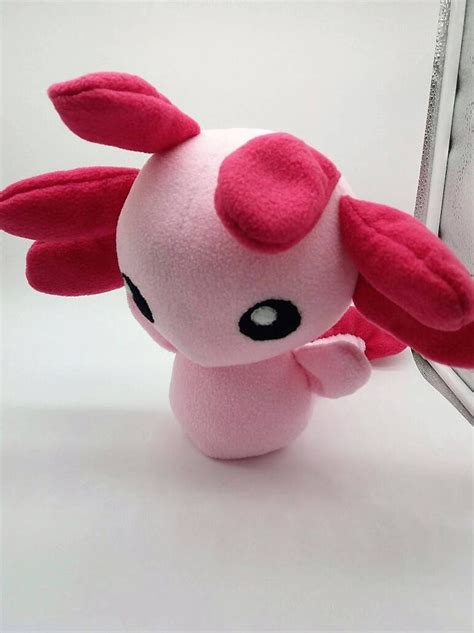 Cute Chibi Axolotl Plush Made To Order Etsy