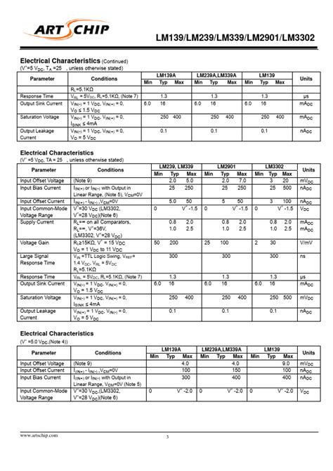 Lm339 Datasheet Art Chip