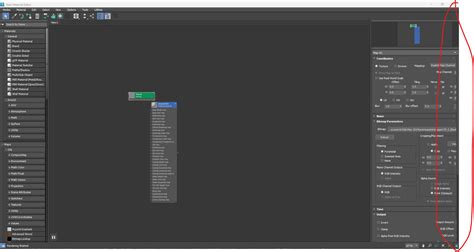 Parameter Editor On Slate Material Editor Not Fully Displayed 3ds Max