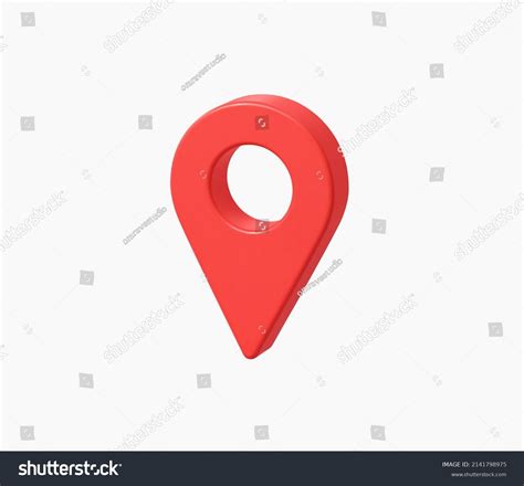 D Realistic Location Map Pin Gps Stock Vector Royalty Free Shutterstock