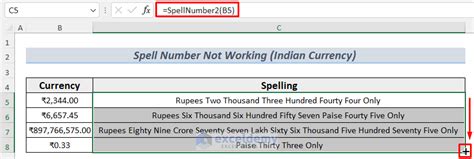 Spell Number Not Working In Excel Complete Guide Exceldemy
