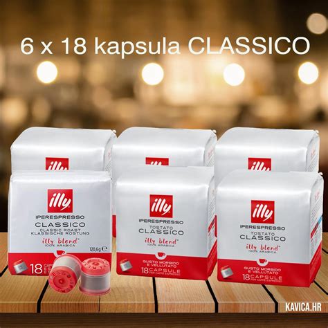 Illy 6 X Iperespresso Classico 100 Arabica Kapsule 18 1 ☕