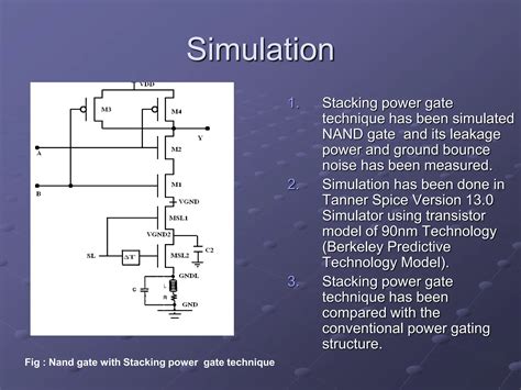 Final Thesis Pptreductions Of Leakage And Ground Bounce Noise In Ppt