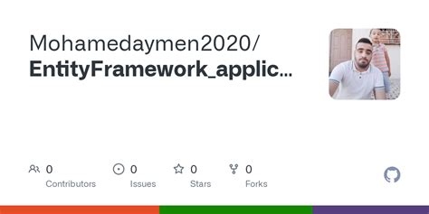 Github Mohamedaymen2020entityframeworkapplication Using Blazor