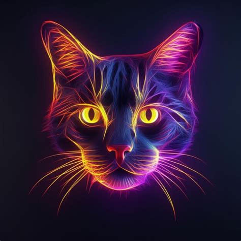 Premium Ai Image Mesmerizing Dynamic Cat Image Ai Generated Art