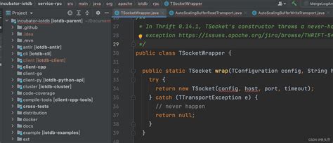 1 Iotdb源码出现第三方依赖编译问题，如thrift 参数类型不兼容 Iotdb Apache Software Foundation