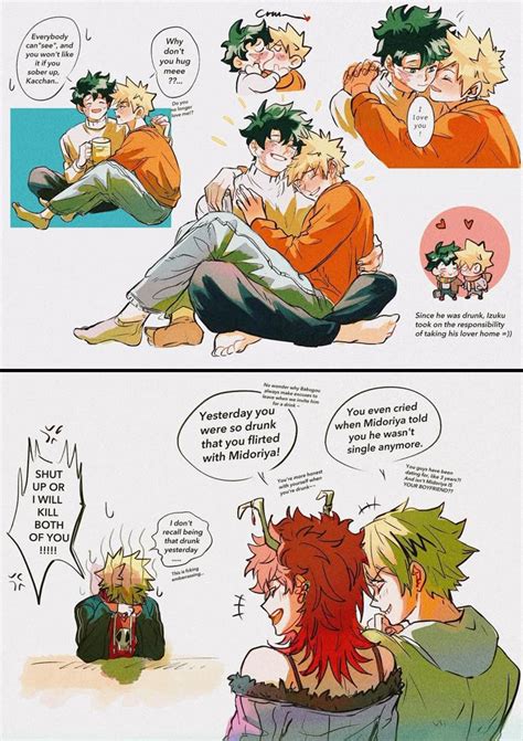 Bakudeku Katsuki Bakugou X Izuku Midoriya Bnha By Sereiinn Ig Best Anime Shows Cute