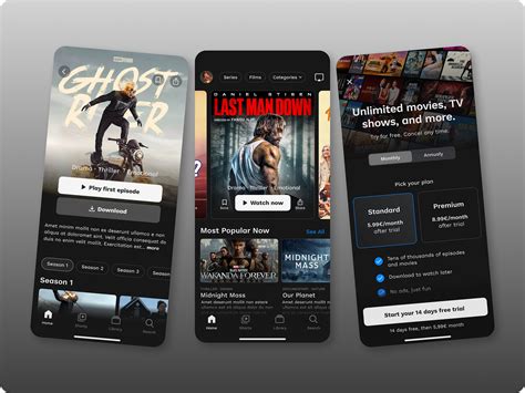 Online Movie Streaming Service App By Smit Donda On Dribbble
