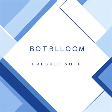 Geometric Abstract Social Media Quote Border Text Box In Blue Premium Ai Generated Image