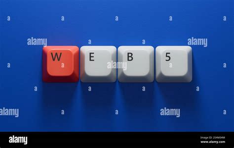 Computer Keyboard Keys With Web 5 Business Word Close Up Of Computer Keyboard Keys Business