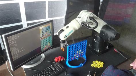 connect4 playing robot youtube