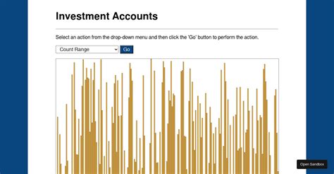 Investment Accounts Assignment Codesandbox
