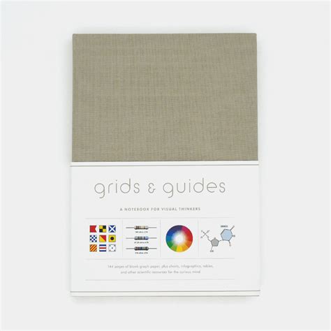 NOTEBOOK Grids And Guides Grey Kid Icarus Quality Handmade Goods