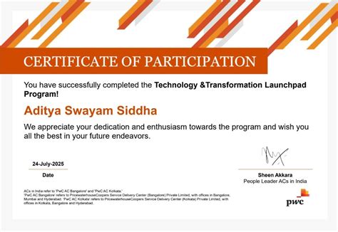 pwc launchpad upskilling learning technology devops cloud java careergrowth aditya