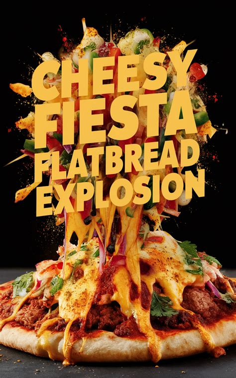 Cheesy Fiesta Flatbread Explosion Nutrify Recipe App