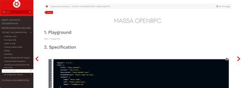 technical documentation tooling · massalabs massa · discussion 2809