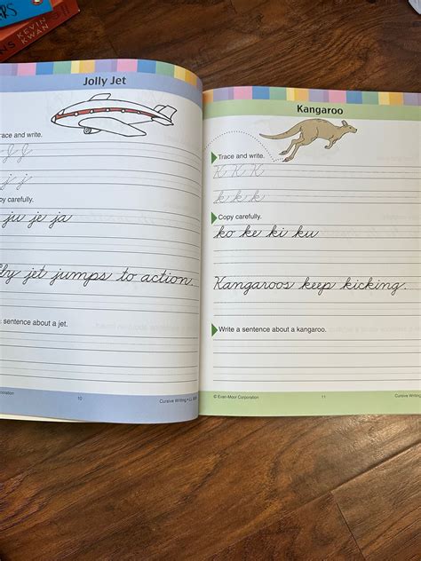 Cursive Writing Workbook Etsy