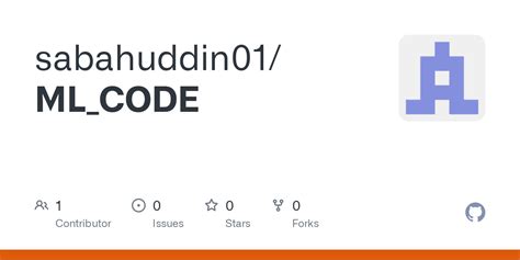 Github Sabahuddin01mlcode