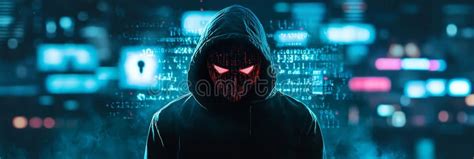 Anonymous Hacker Screen Filled With Overlapping Digital Noise Masked