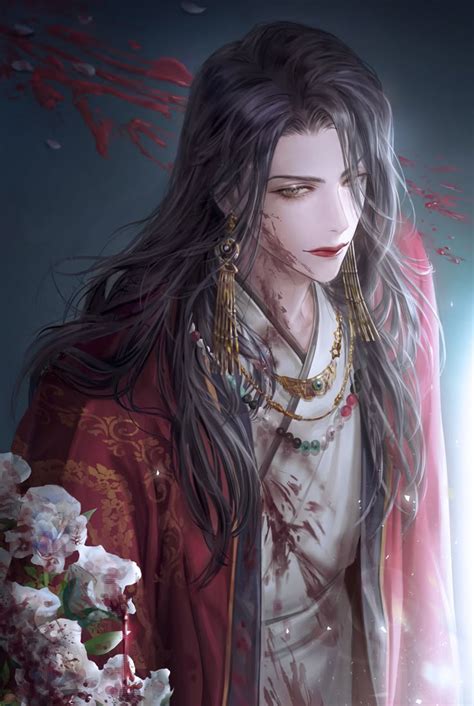 123살 123 Sal On X 그림 장발 남자 남성 캐릭터 디자인