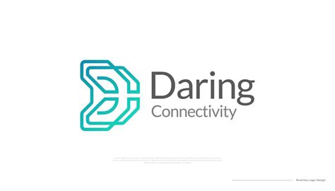 Abstract Initial Letter D And C Logo With Connected Lines Dc Or Cd Initial Logo Design With