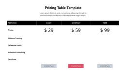 100 Pricing HTML Templates Nicepage 100 Pricing HTML Templates Nicepage