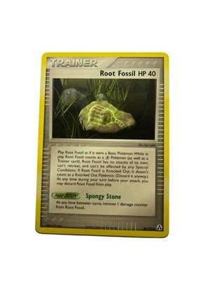 Pokemon Tcg Root Fossil 8092 Ex 2006 Common Trainer Card Ebay