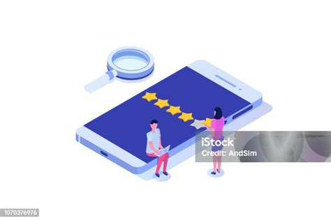 고객 검토 사용성 평가 피드백 평가 시스템 아이소메트릭 개념 벡터 일러스트 레이 션 검사 보기에 대한 스톡 벡터 아트 및 기타 이미지 검사 보기 고객 고객 중심