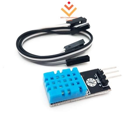 1 ชิ้น Dht 11 เซ็นเซอร์อุณหภูมิและความชื้นแบบดิจิตอลพร้อมสายสําหรับ Arduino Shopee Thailand