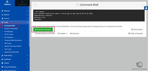 Best Steps To Set Up Webmin On Rocky Linux 8 OrcaCore