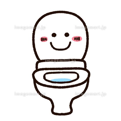かわいいトイレのキャラクターのイラスト素材 172809120 イメージマート