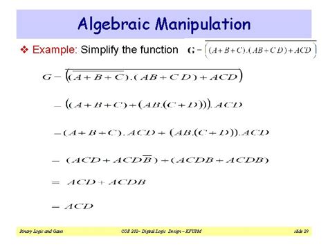 Binary Logic And Gates Ee 200 Digital Logic