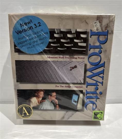 Commodore Amiga Prowrite Word Processor Sealed With Crack Seal New