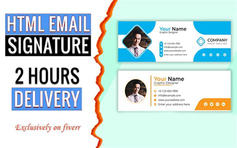 Create Html Email Signature Clickable Email Signature By Jaydensherif Fiverr