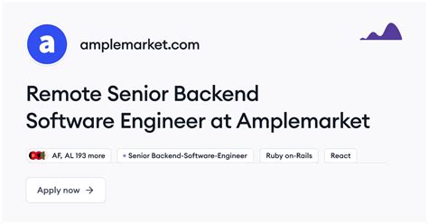 Amplemarket Hiring Senior Backend Software Engineer • Remote Work From Home Himalayas