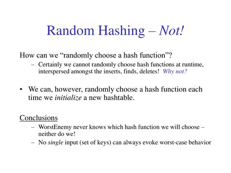 ppt cse 326 data structures more hashing techniques powerpoint