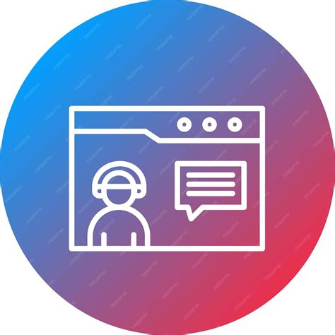 Premium Vector Virtual Assistant Icon Vector Image Can Be Used For
