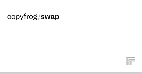Copyfrogswap Run With An Api On Replicate