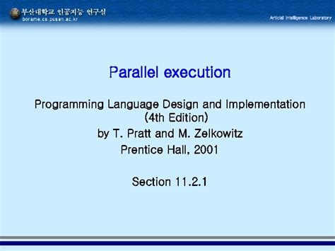 Parallel Execution Programming Language Design And Implementation 4