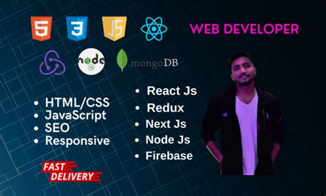 Develop Responsive React Js Next Js Web App By Surajpoddar Fiverr