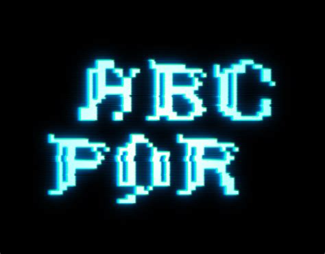 Old Style Bitmap Typeface Behance Behance