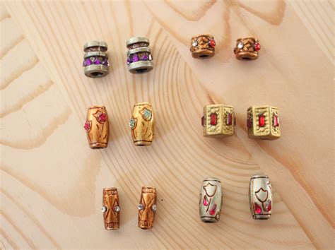 Small Dwarf Hairbeard Beads With Tiny Gems By Ashblackthorn On Deviantart