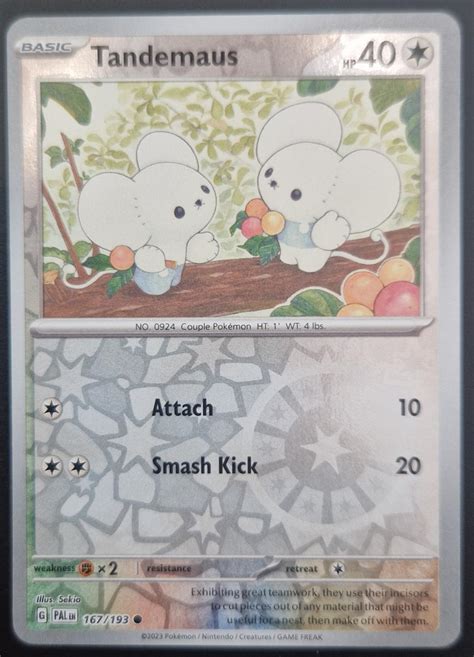 Tandemaus [reverse Holo] 167 Prices Pokemon Paldea Evolved Pokemon