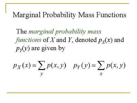 CHAPTER 5 Jointly Distributed Random Variables Joint Probability