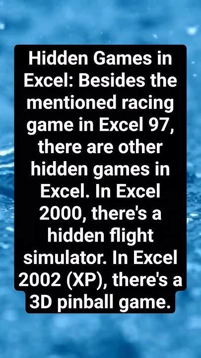 Interesting Excel Fact 9 Shorts Facts Excel Youtube