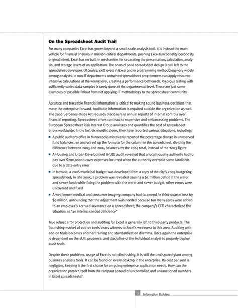 Controlling Excel Chaos Pdf