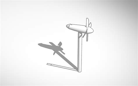 3d Design Wind Turbine Model Tinkercad