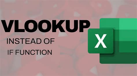 Vlookup Use Instead Of If Functionsmartech Education Excel Msexcel Youtube