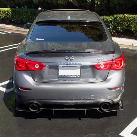 2014 2017 Infiniti Q50 Rear Diffuser Street Aero